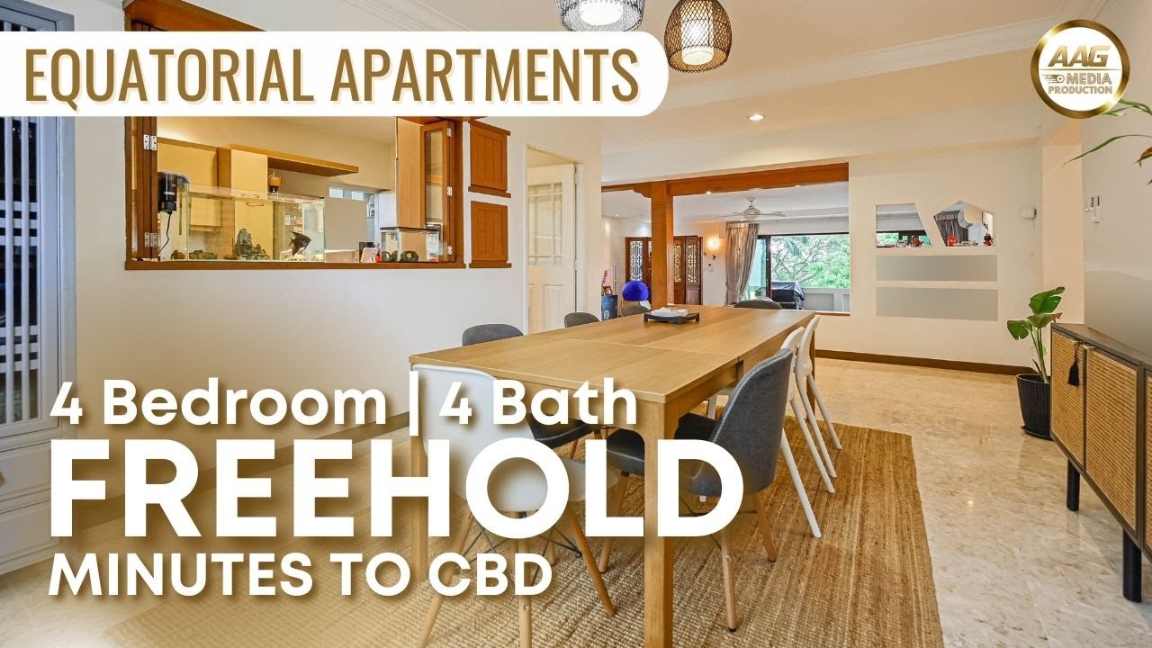 Singapore Condo Property Home Tour | Equatorial Apartments | 4-Bedroom ...