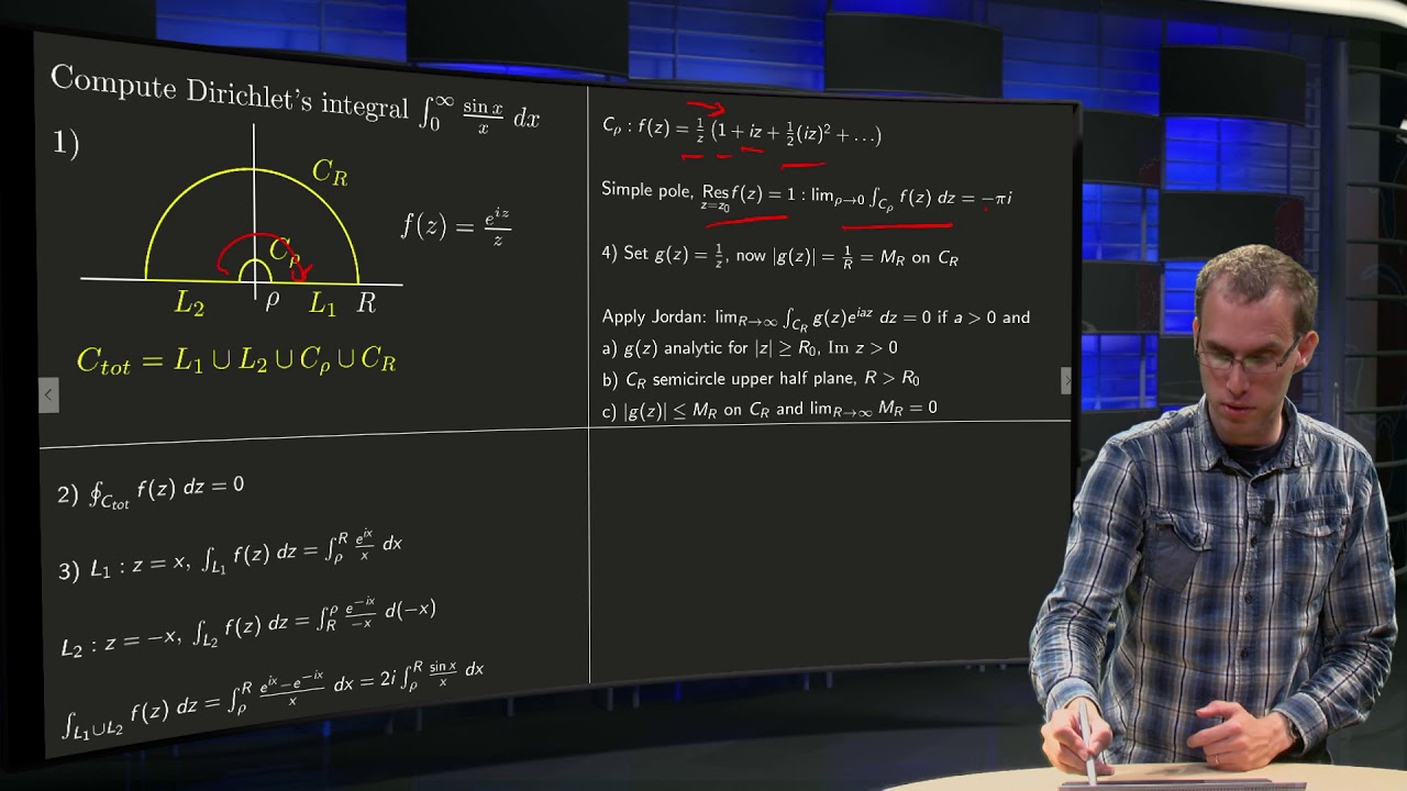 Keyhole integration - Dirichlet's integral - YouTube