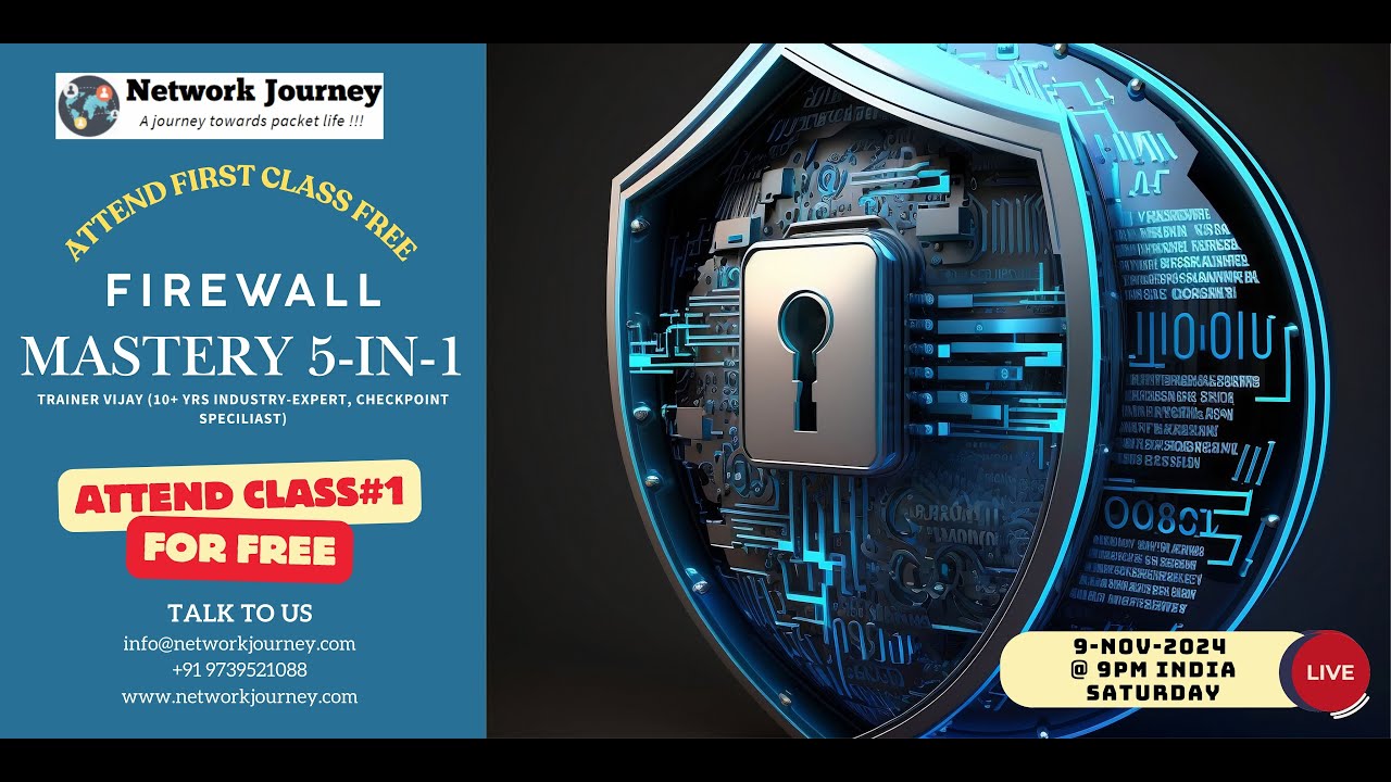 New Batch Alert - Firewall Mastery 5-in-1 | Checkpoint + Palo ...