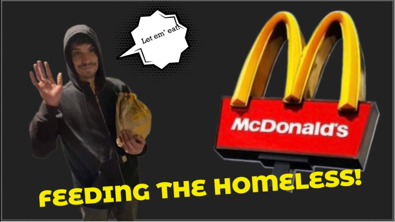 Grateful Man Gives Food To The Homeless! - YouTube