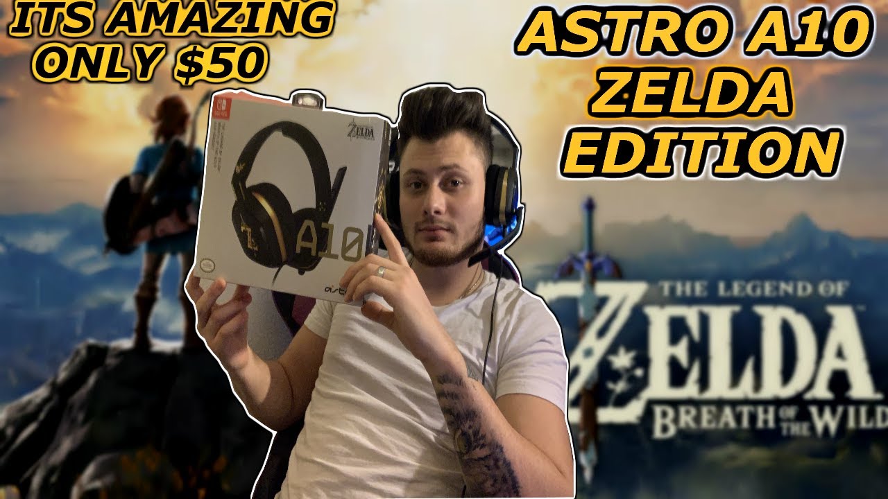 ASTRO A10 THE LEGEND OF ZELDA BREATH OF THE WILD UNBOXING REVIEW - YouTube