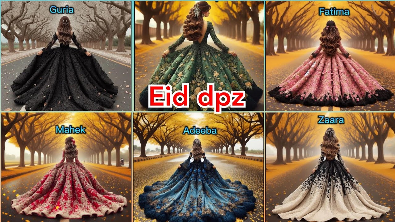 Beautiful dpz for girls/ Beautiful Eid dpz for ladies - YouTube
