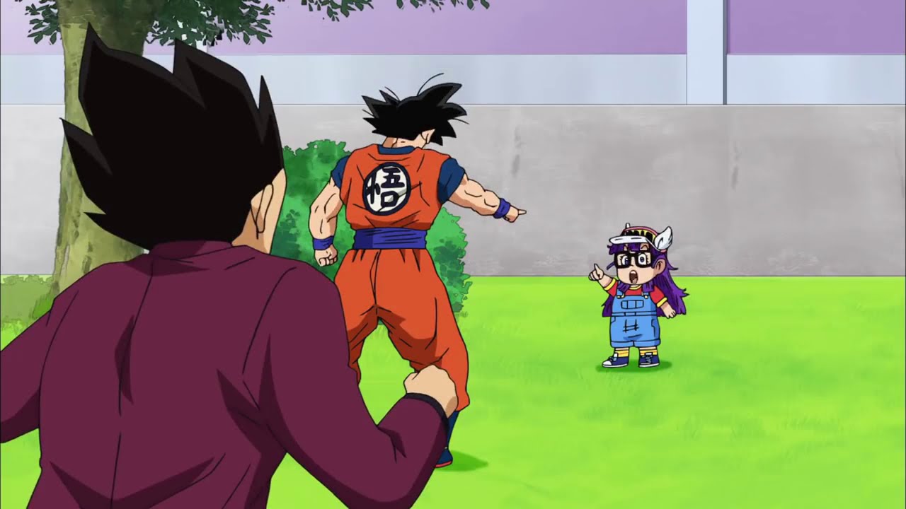 Vegeta Vs Arale Dragon Ball Super Dublado - YouTube