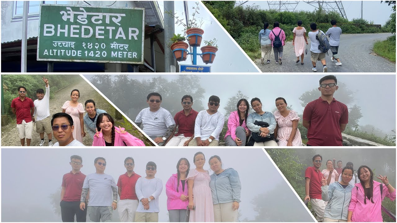 Hiking from #bhedetar to b.p park #dharan - YouTube