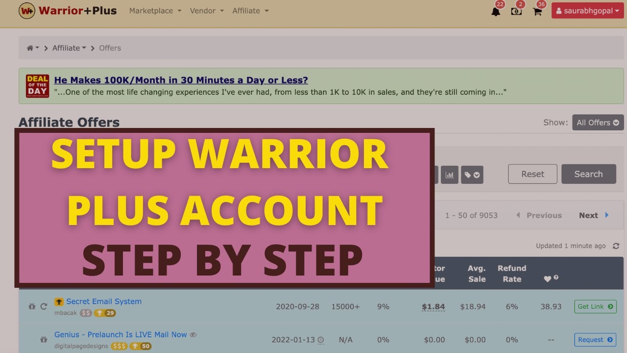 How To Create Warrior Plus Account in 2022 | Sign Up to Promote ...