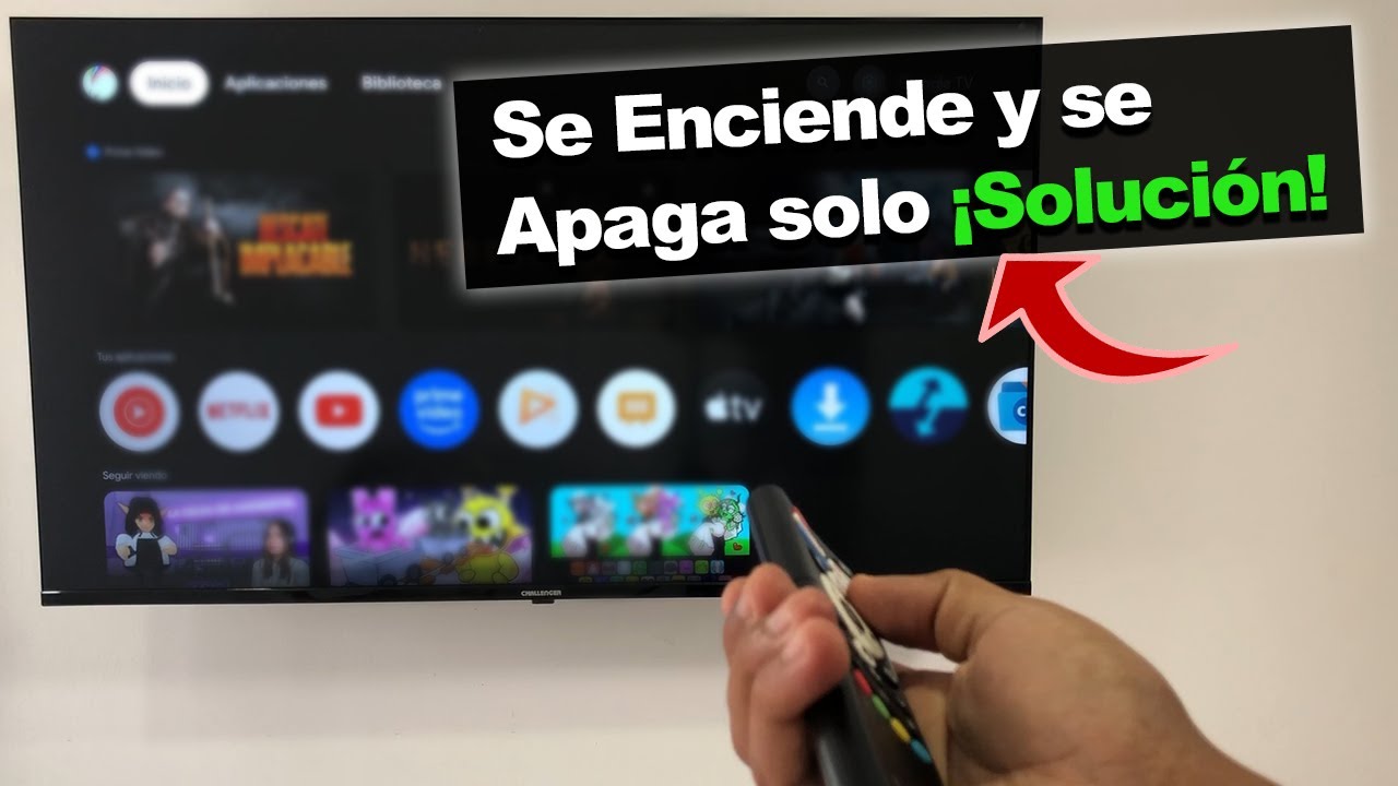 Cómo arreglar un televisor que SE ENCIENDE Y SE APAGA SOLO | Desactivar ...