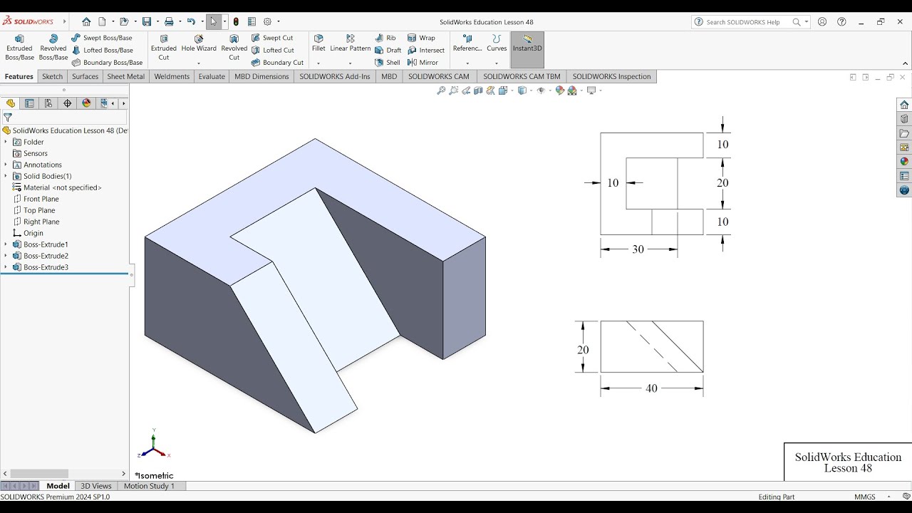 SolidWorks Education Lesson 48 - YouTube