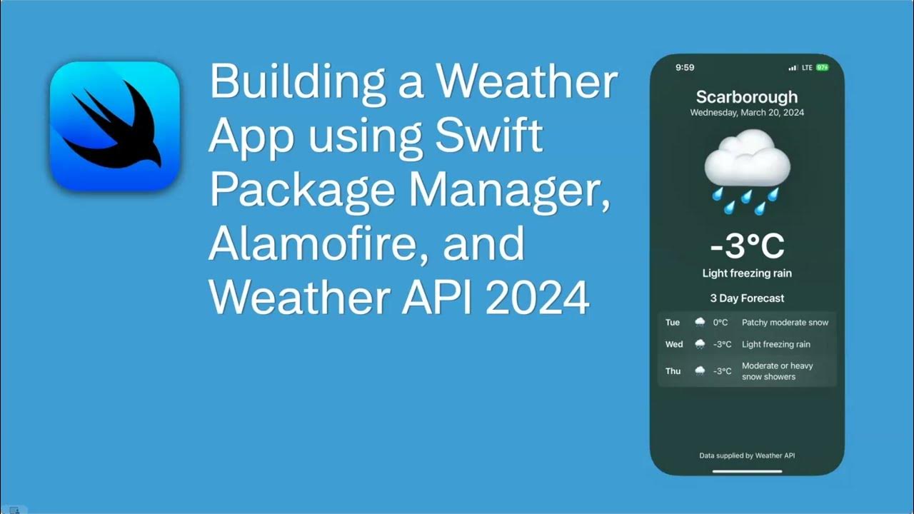 Part 1 Creating A Weather App Using Swiftui Codable And Alamofire 2024 Youtube
