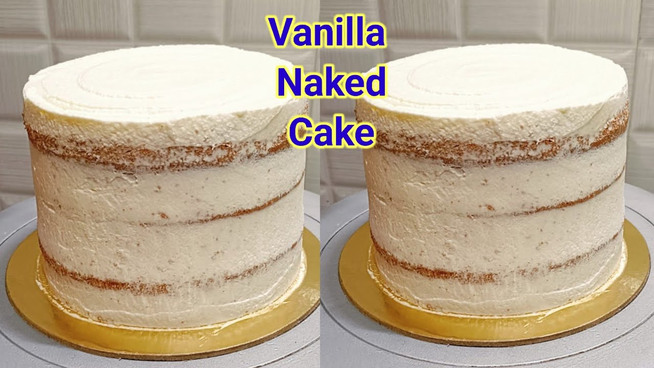 Naked Cake Icing With Whipped Cream || Vanilla 1Kg Cake Icing || Cake ...