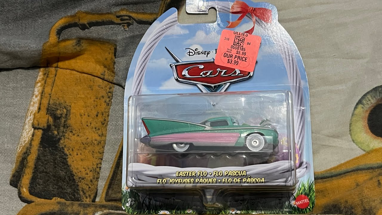 Disney Pixar Cars Easter Flo Cars Mater and the Easter Buggy unboxing ...