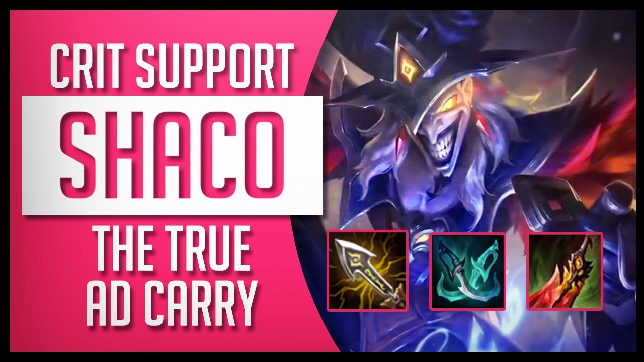 SHACO SUPPORT 10.14 - CRIT AD CARRY!! - League of Legends S10 - YouTube