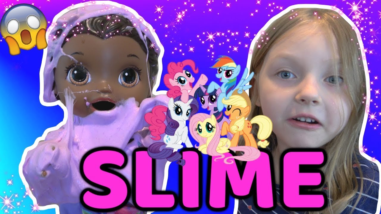 BABY ALIVE makes SLIME! MY LITTLE PONY edition! The Lilly and Mommy ...
