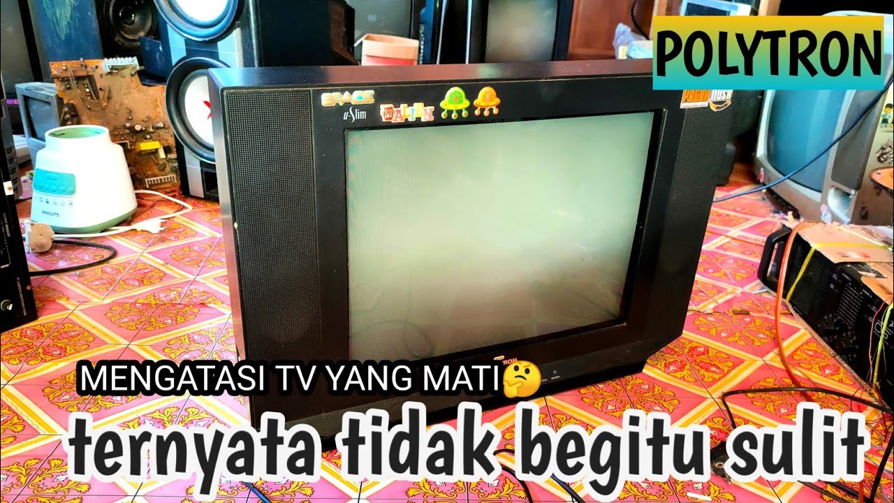 TV POLYTRON MATI #VLOG SERVICE - YouTube