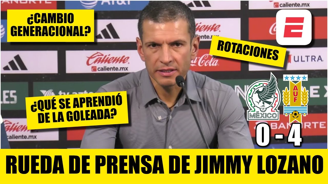 La REACCIÓN de Jimmy Lozano tras la HUMILLANTE derrota de México 4-0 vs ...