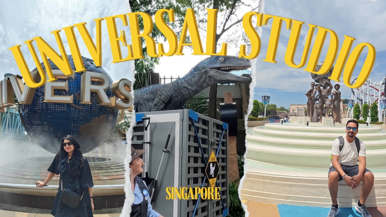 UNIVERSAL STUDIO Tour | Singapore | Galactica BattleStar | Jurassic ...