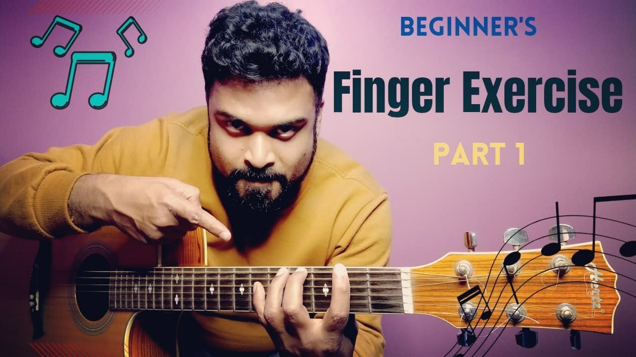 Guitar Lessons for Beginners Basic Finger Excercises part 1 - YouTube