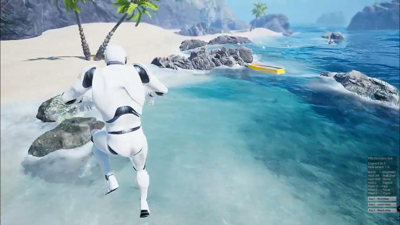 Fluid Flux Released ! Quick review -Real-Time Fluid Plugin for Unreal Engine 5(Ocean and Rivers ...