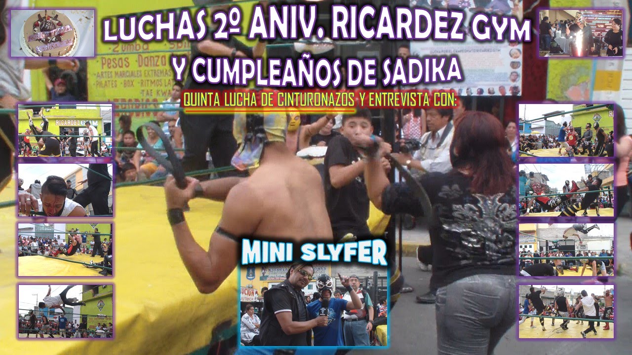 LUCHAS 2 ANIV RICARDEZ GYM y CUMPLEAÑOS DE SADIKA quinta lucha de ...