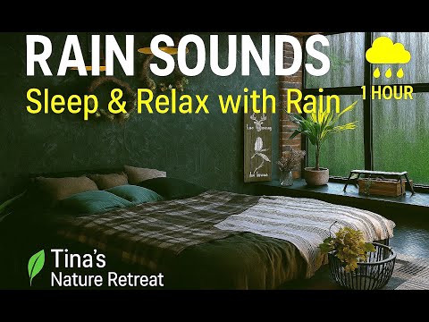 1 Hour Rain Sounds for Sleep & Relaxation | Cozy Bedroom Ambience | Tina’s Nature Retreat