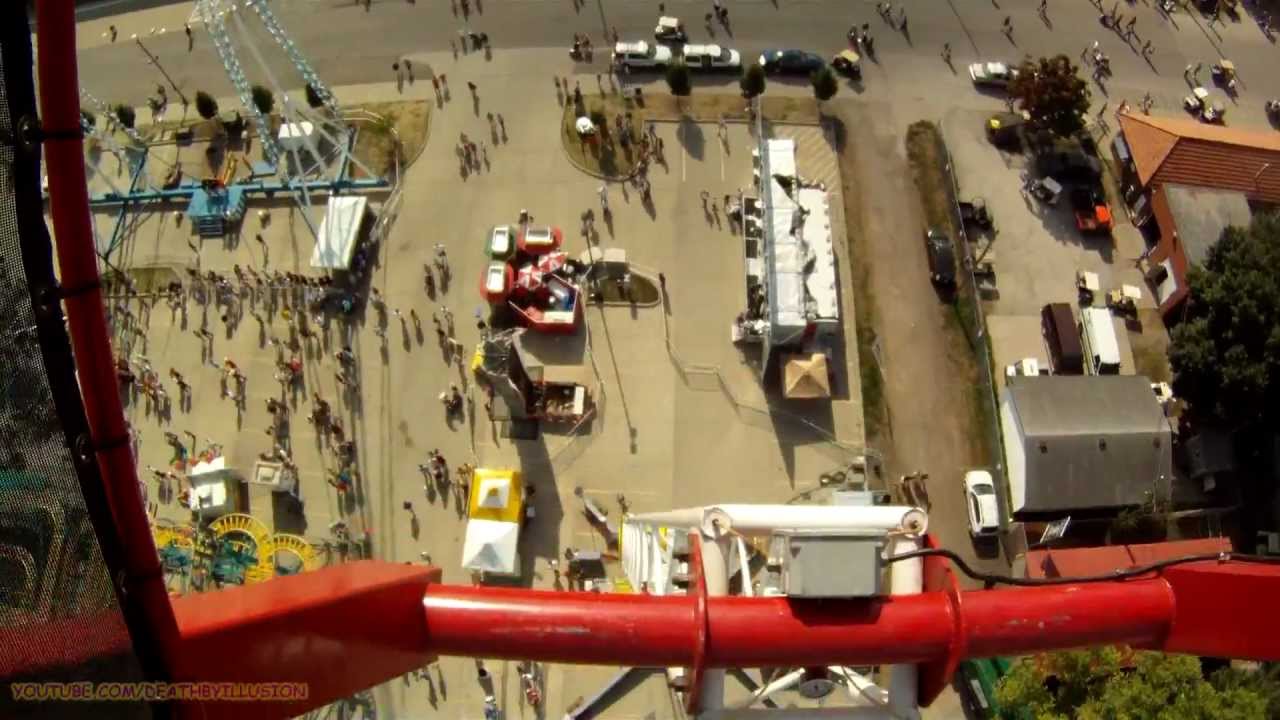 Sky Scraper On-ride (HD POV) Iowa State Fair - YouTube