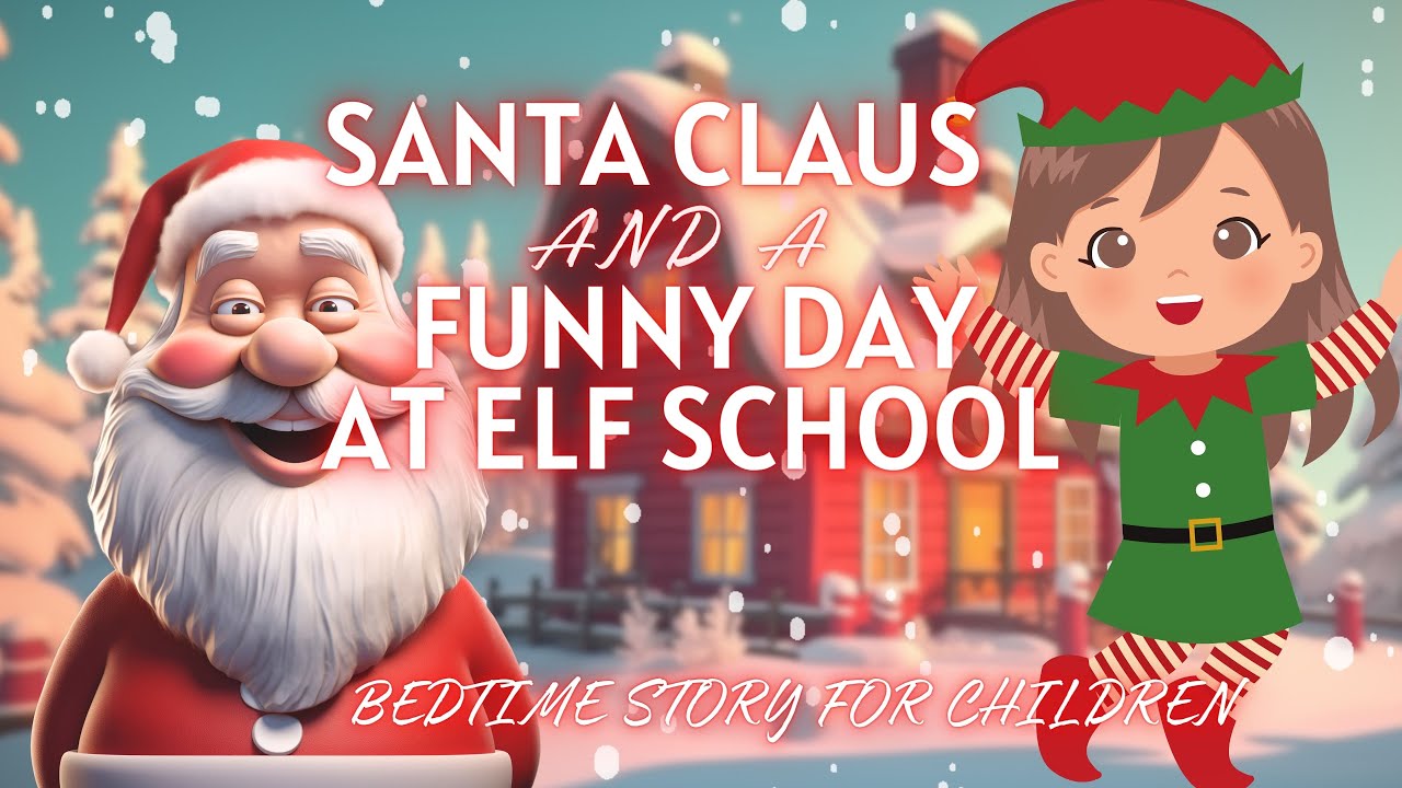 "Santa Claus and a Funny Day at Elf School" - a Christmas bedtime story ...