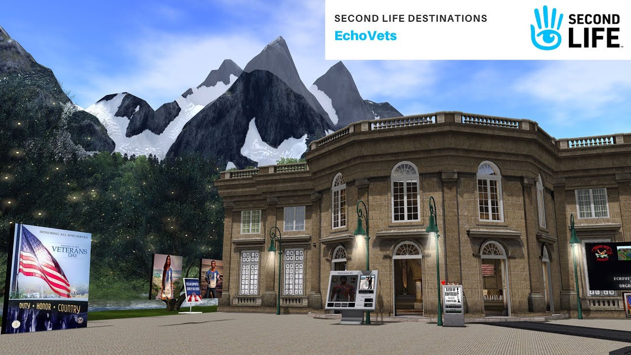 Second Life Destinations - EchoVets - YouTube