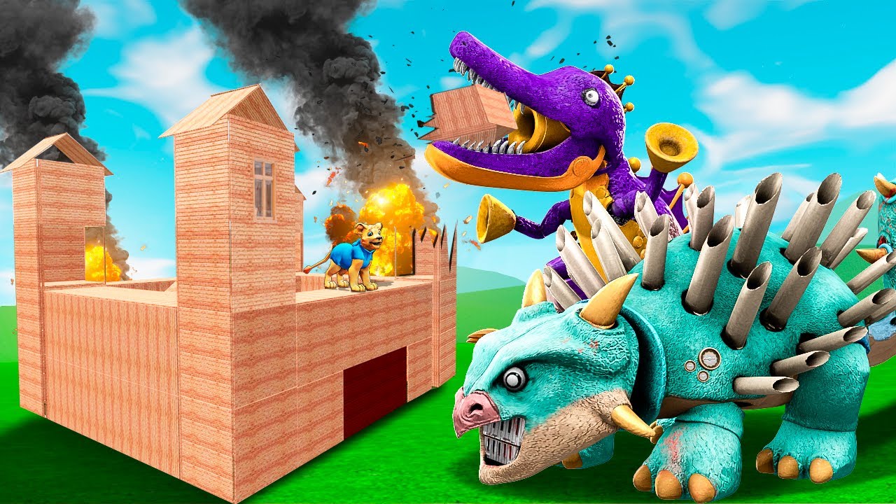 Can SAXOSAURUS & ANKYLORGANUS break into my FORTS?! (Garry’s Mod ...