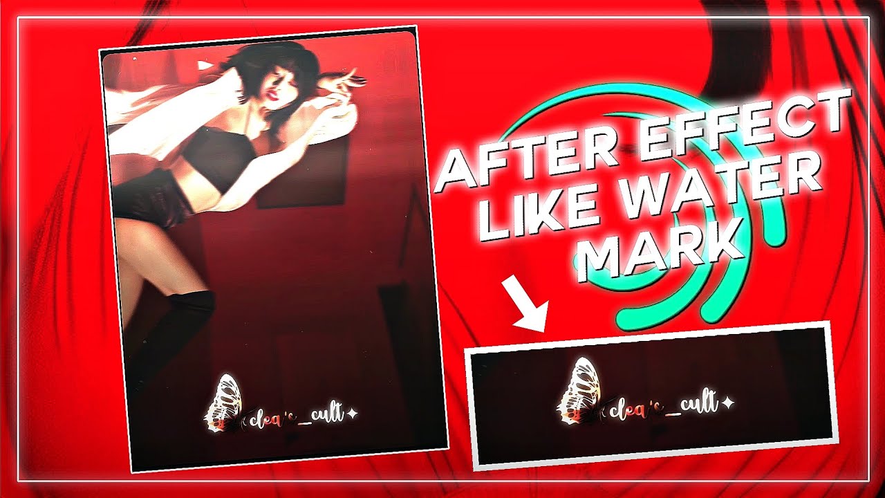 AFTER EFFECTS LIKE WATERMARK ALIGHT MOTION TUTORIAL - YouTube