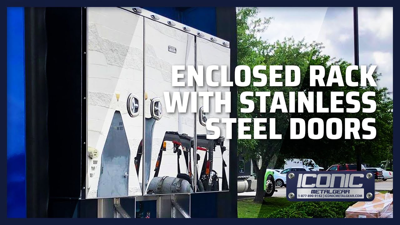 Shiny AND Standard? Our Enclosed Headache Rack with Mirror Finish ...