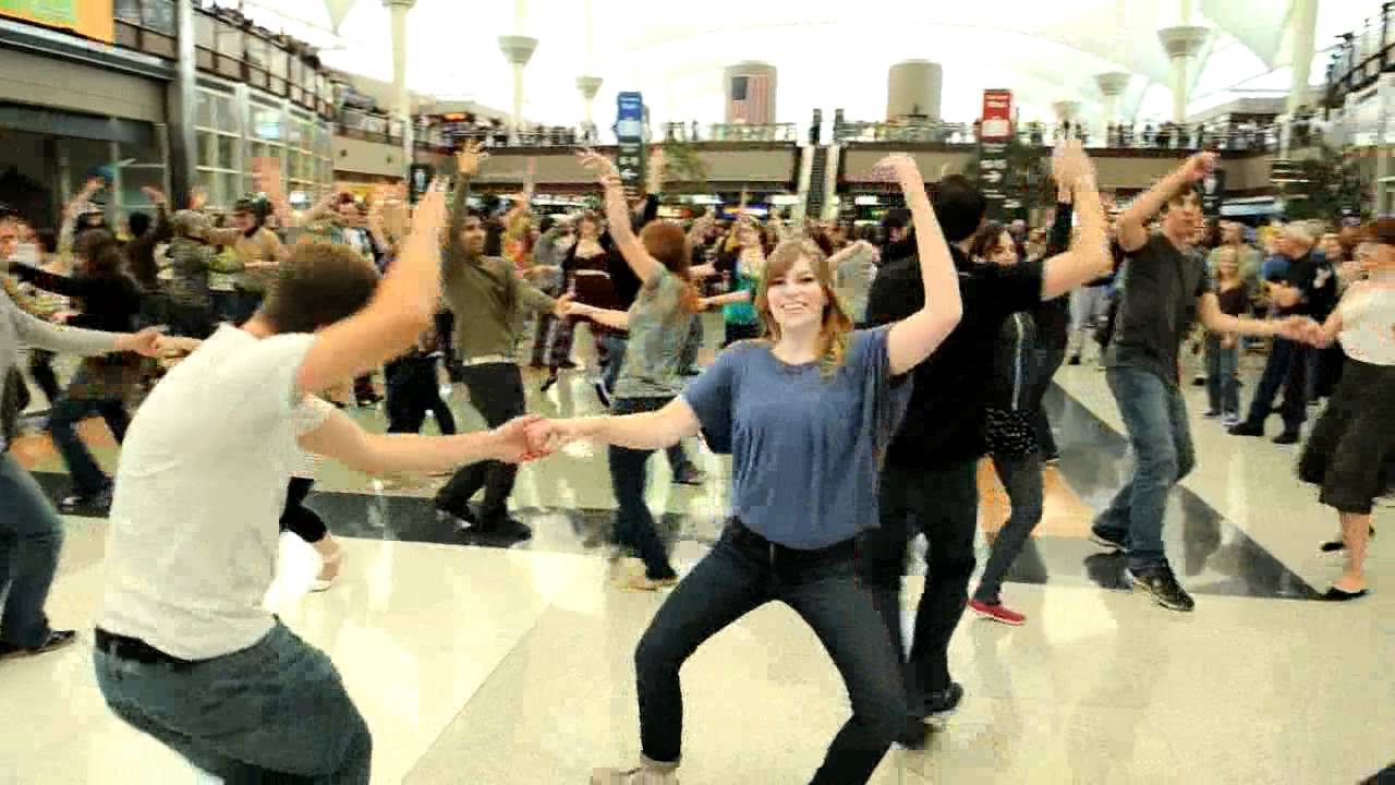 DIA Denver Airport Flash Mob - YouTube