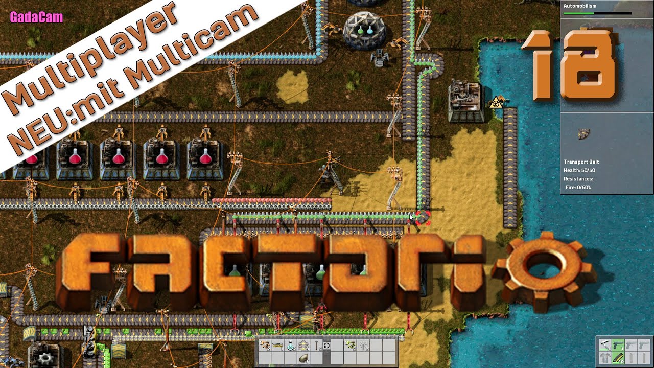 Factorio Multiplayer #18 NEU! MULTICAM und Angriffe Der Industrie und ...