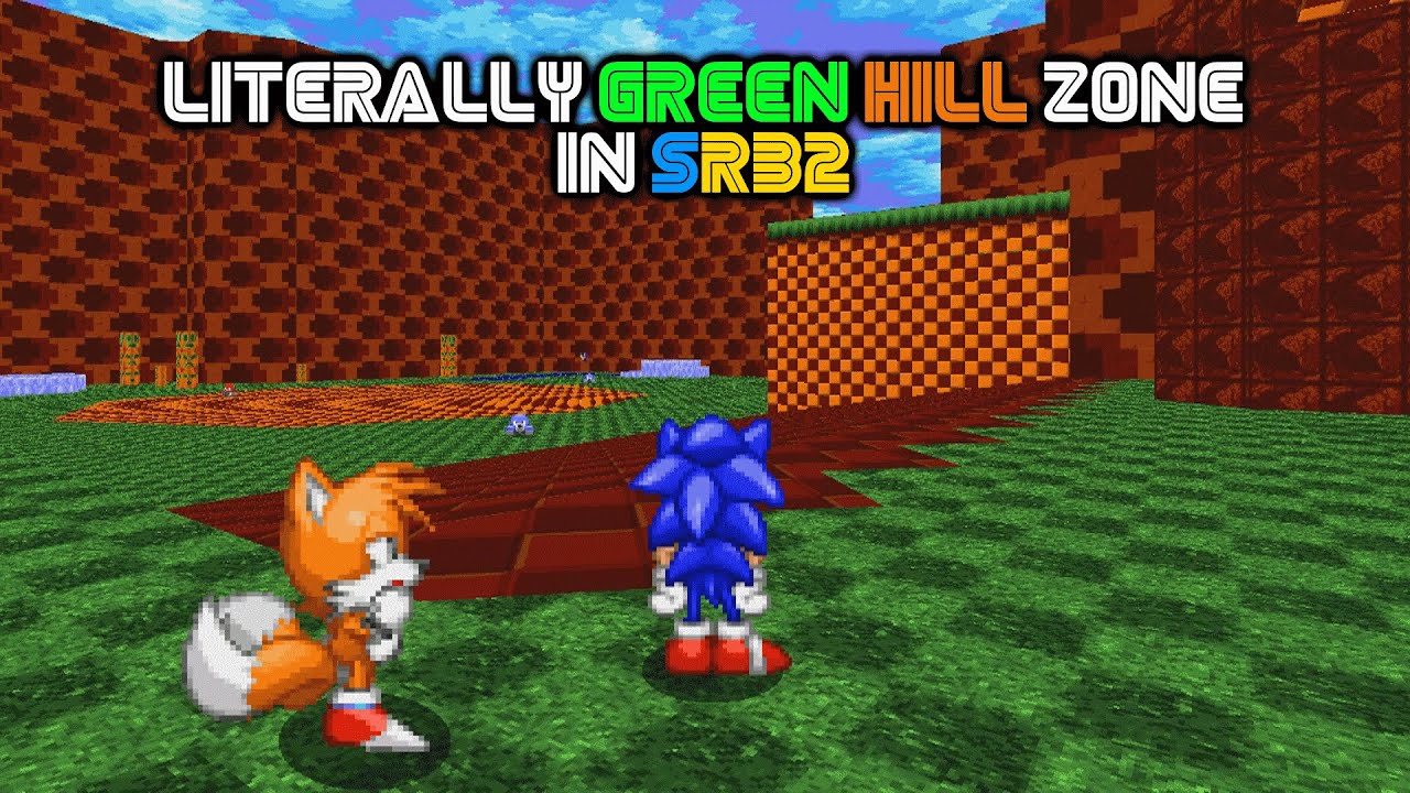 Literally Green Hill Zone in SRB2 - YouTube