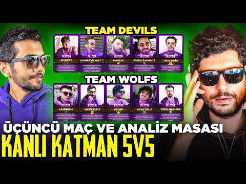 KANLI KATMAN LoL 5V5 | ÜÇÜNCÜ MAÇ VE ANALİZ MASASI | Hype   #wolfs #devils