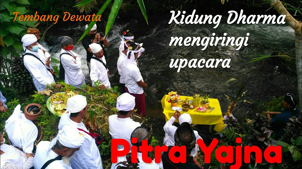 Kidung Dharma Panjang ilang mengiringi upacara Pitra Yajna umat Hindu ...