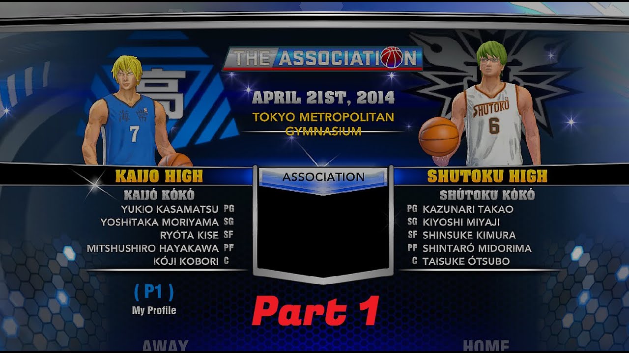 KnB VS Slamdunk Kaijo vs Shutoku Part 1 (NBA 2k14 Anime Mod) - YouTube