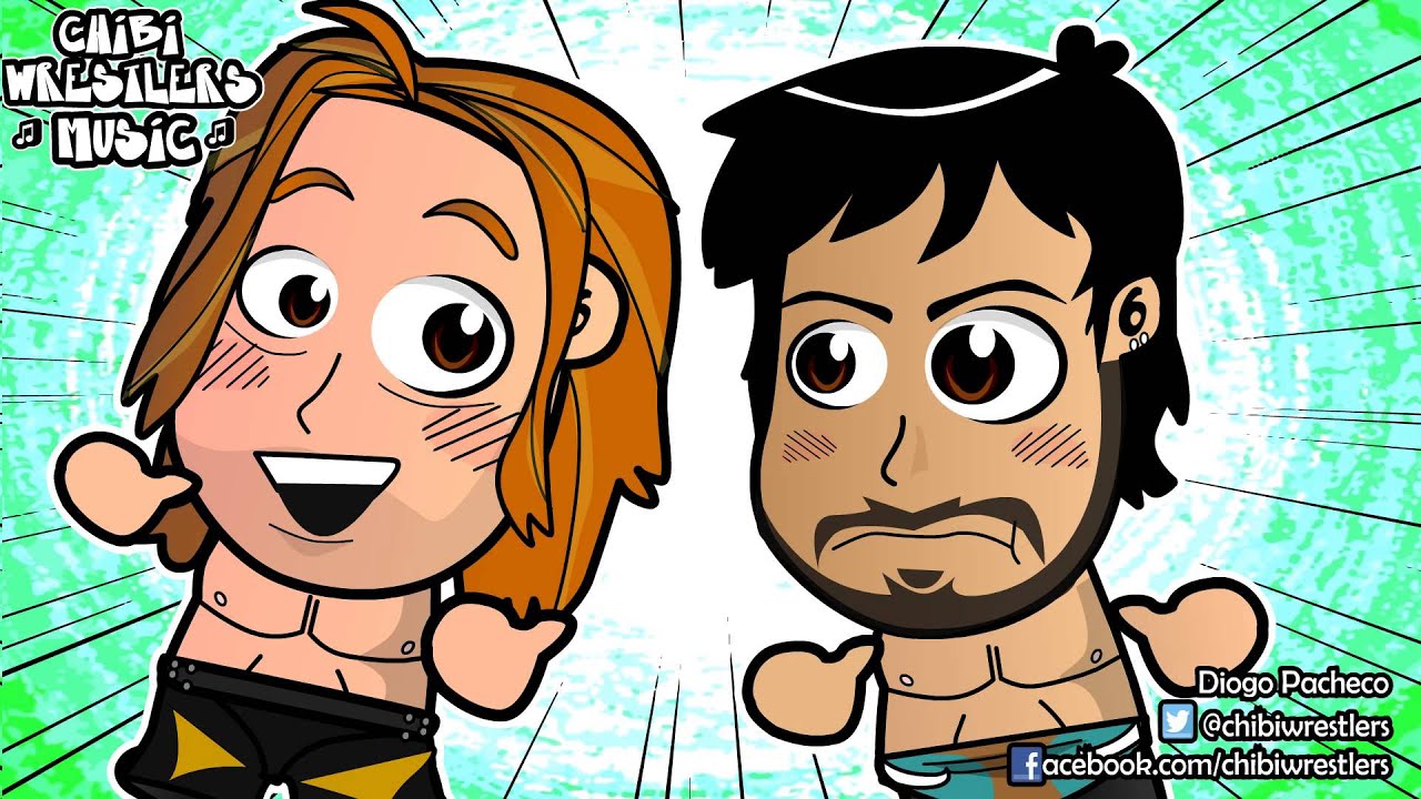 Chibi Wrestlers Music - Heath Slater and Justin Gabriel Theme Chibified ...