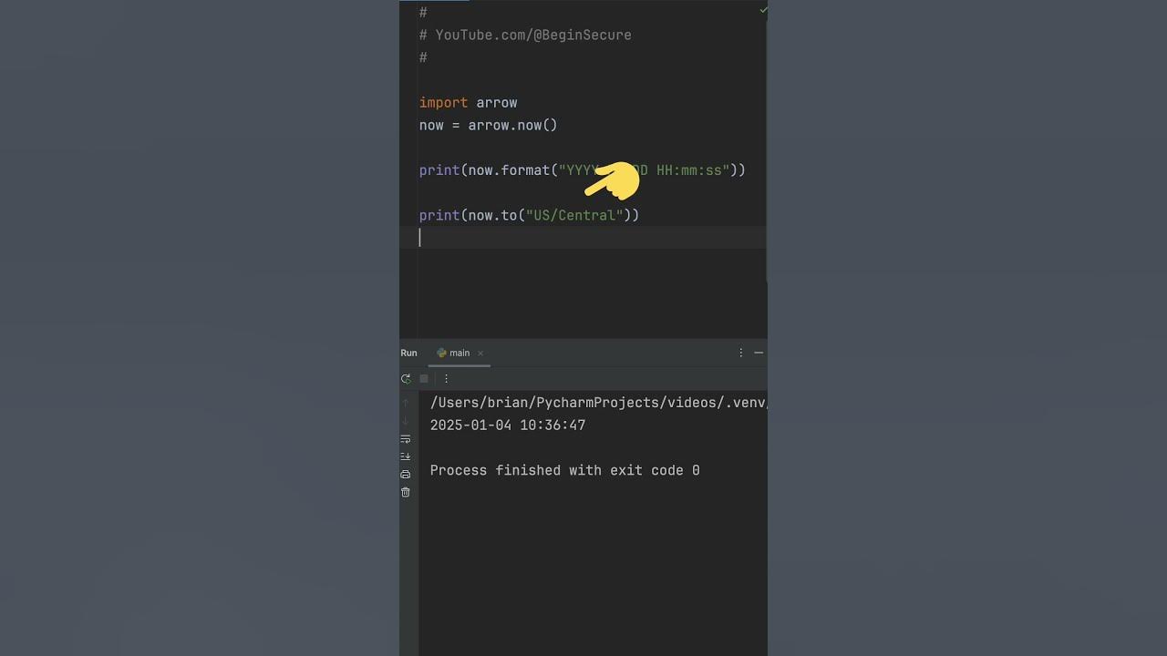 Master Time in Python with arrow – The Ultimate Datetime Library! - YouTube