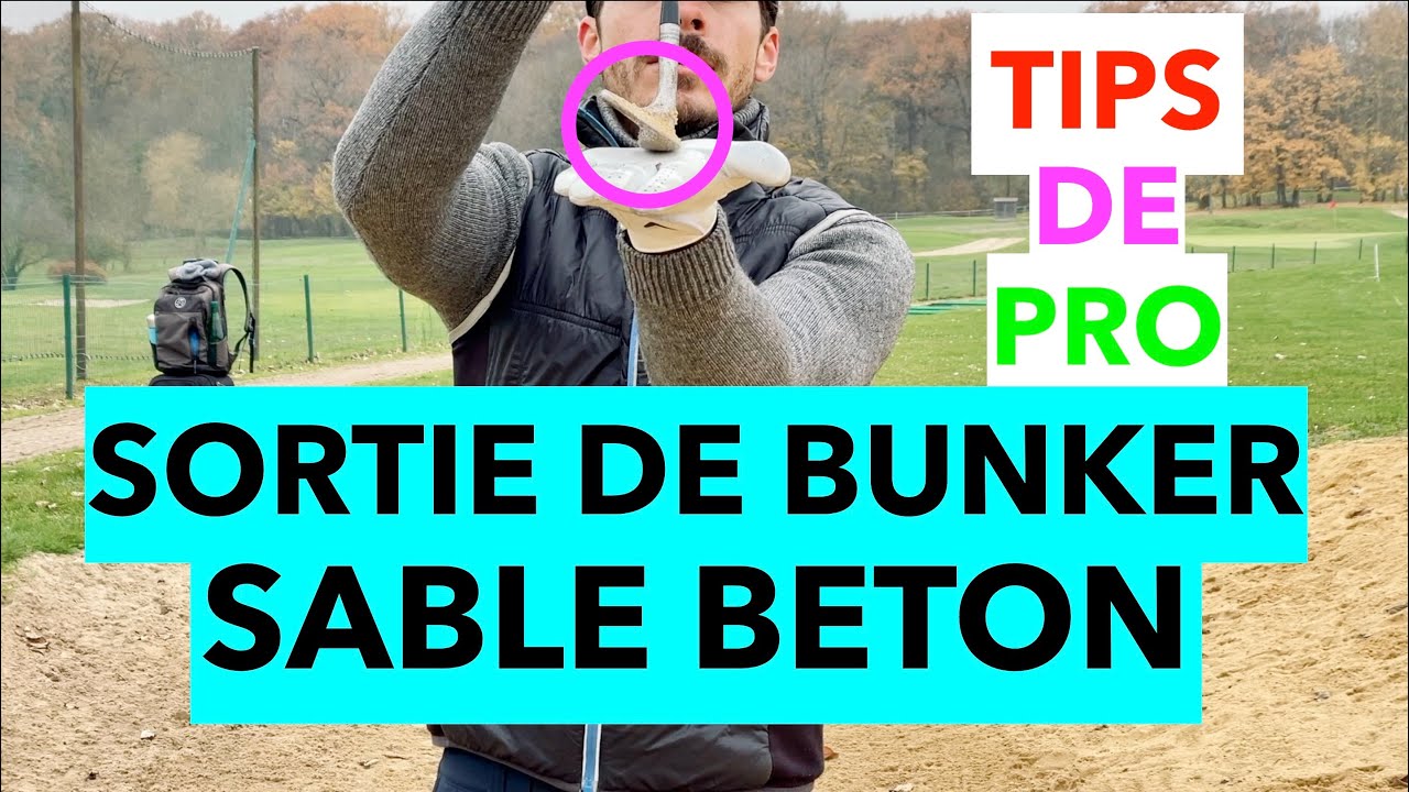 SABLE BÉTON NE PLUS AVOIR PEUR cours de golf par David Bobrowski - YouTube