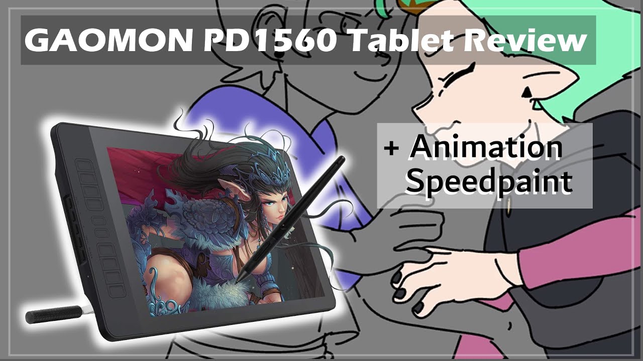 GAOMON PD1560 Review + Lumity Animation Speed Draw - YouTube