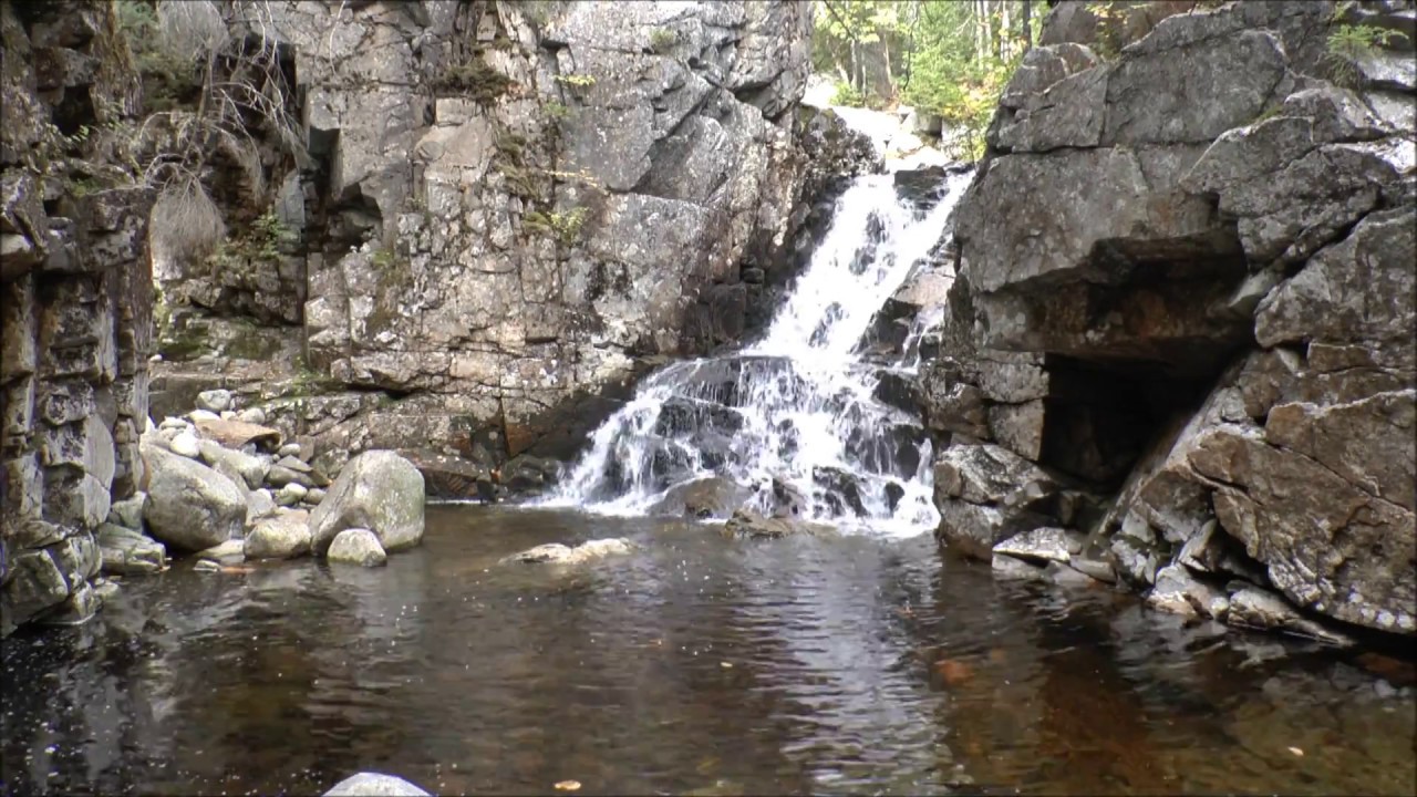 Falls on the Basin-Cascades Trail, White Mountain National Forest, New ...