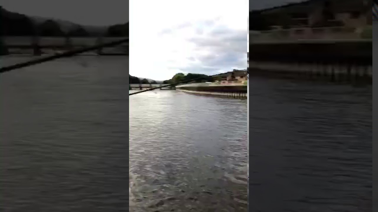 Fishing at the river leven with my papa hoping to catch a big salmon ...