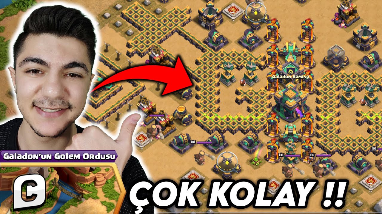 Galadon'un Golem Ordusu Mücadelesi !! ( 2 Farklı Taktik Gösterdim ...