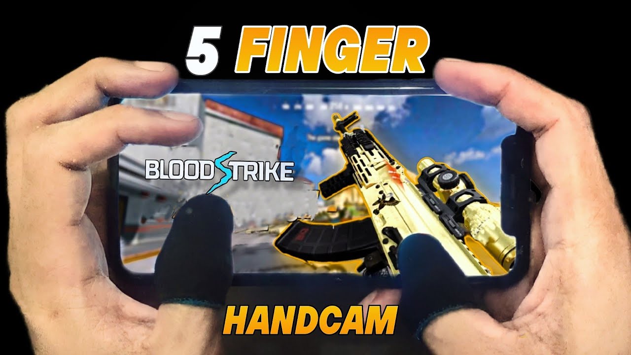 THE BEST 5 FINGER PLAYER FULL GYRO 🔥HANDCAM | BLOOD STRIKE - YouTube