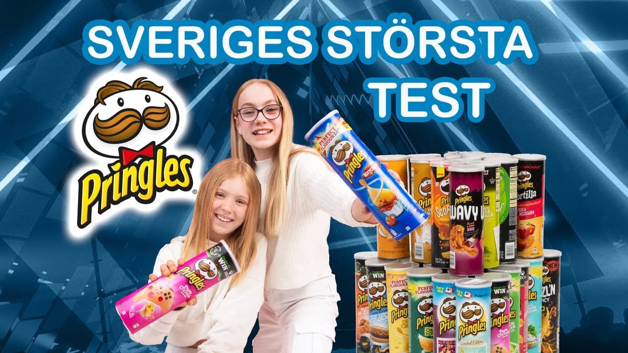 Sveriges största Pringles test 34 Olika smaker - YouTube