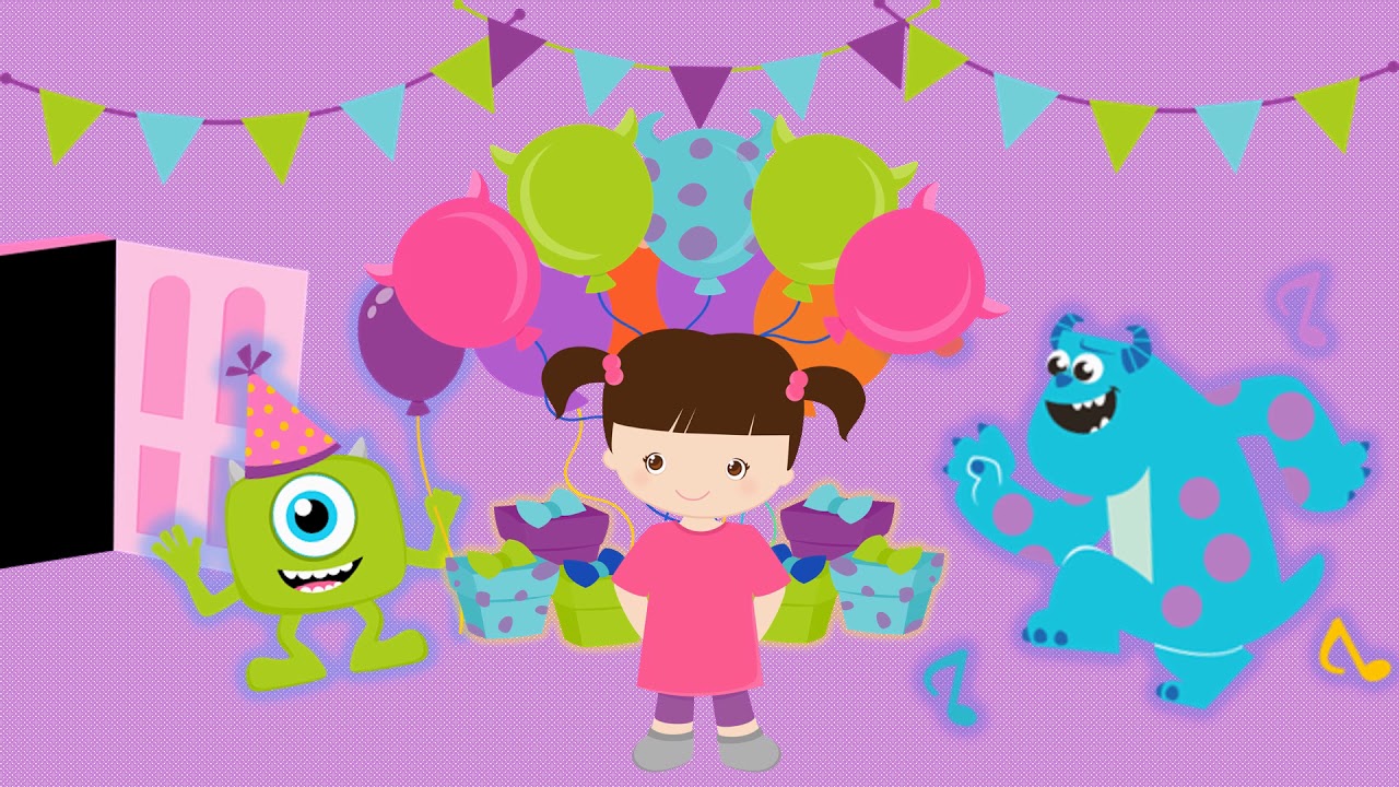 Video Invitación Digital Monster Inc Boo - YouTube