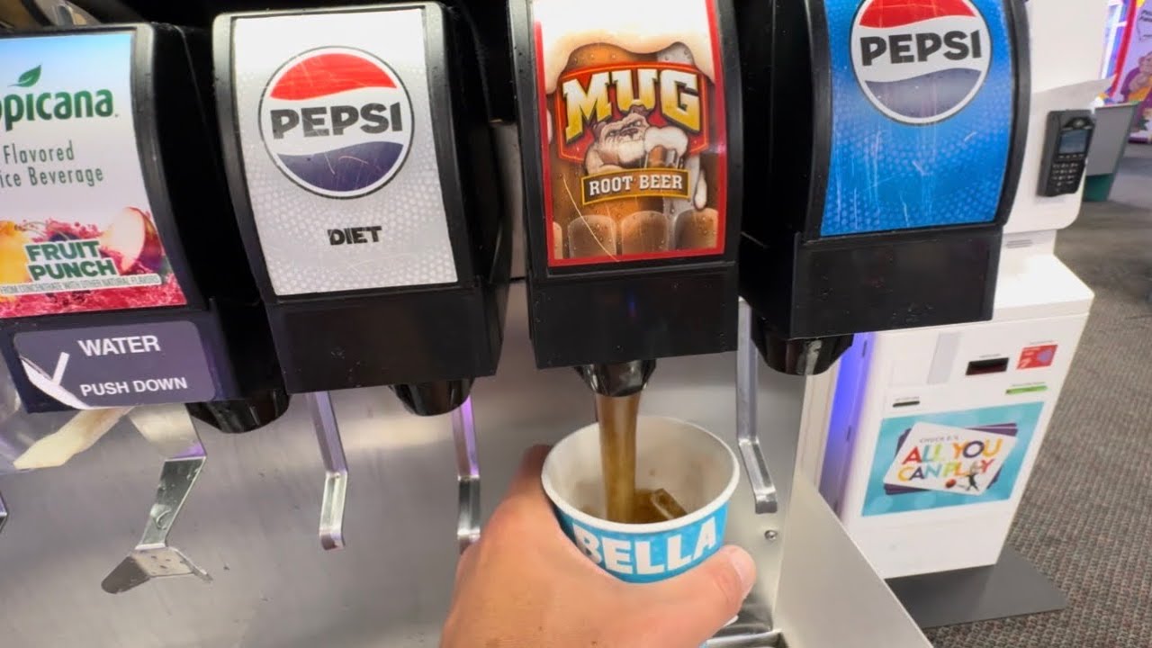 Getting Drink Soda Refills POV ASMR Soda Fountains Coke Root Beer ...