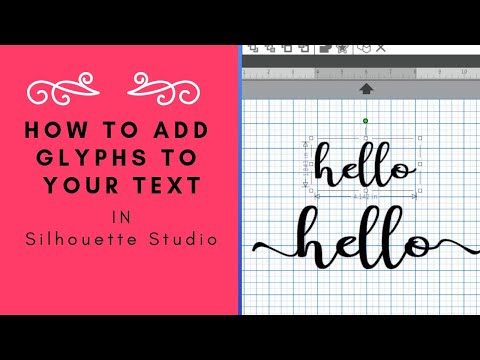 How To Create Continuous Cursive Words In Silhouette Design Studio