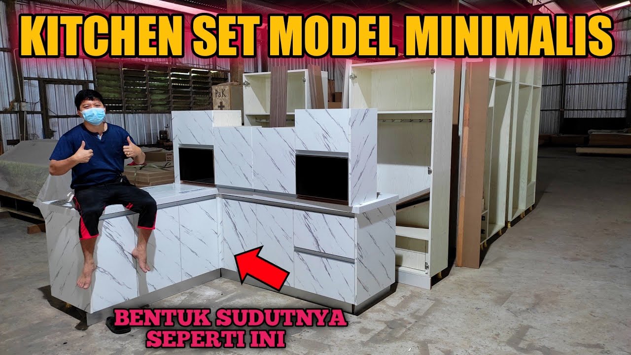 MEMBUAT KITCHEN SET/MEJA DAPUR DARI PLYWOOD PARTIKEL BOARD 18mm - YouTube