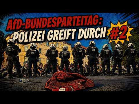 Polizei greift durch #2 | AfD-Bundesparteitag in Erfurt