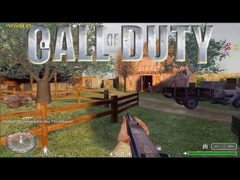 Call of Duty 1 Multiplayer Gameplay on farm2 2023 - YouTube